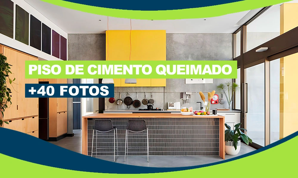 Piso de Cimento Queimado: Como é Feito? Dicas e Locais de Aplicação +40 ...